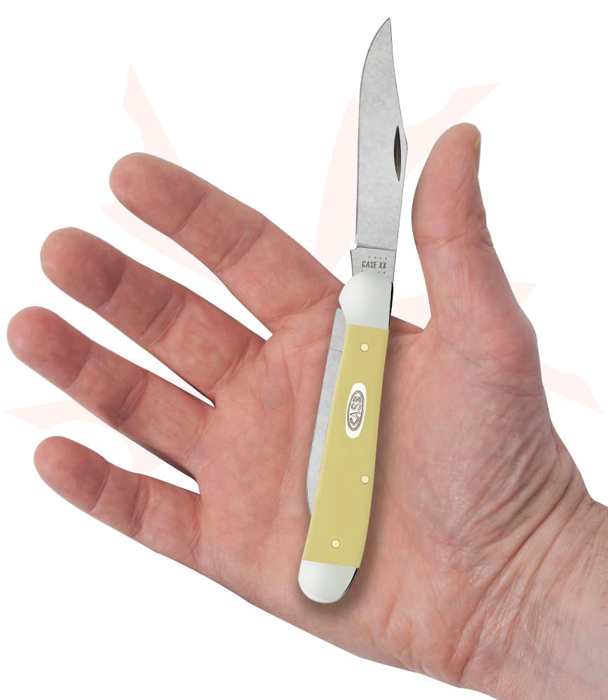 Case Smooth Yellow Synthetic Copperhead 3.88" Closed (3249 CV ...