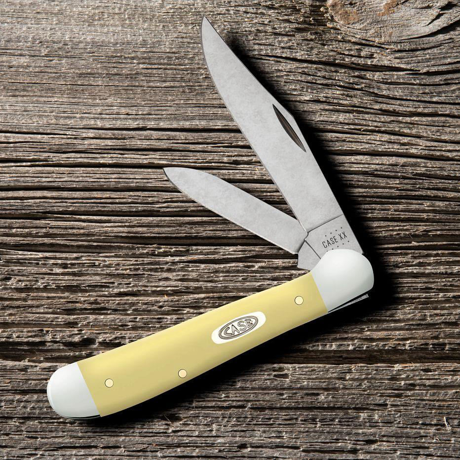 Case Smooth Yellow Synthetic Copperhead 3.88" Closed (3249 CV ...