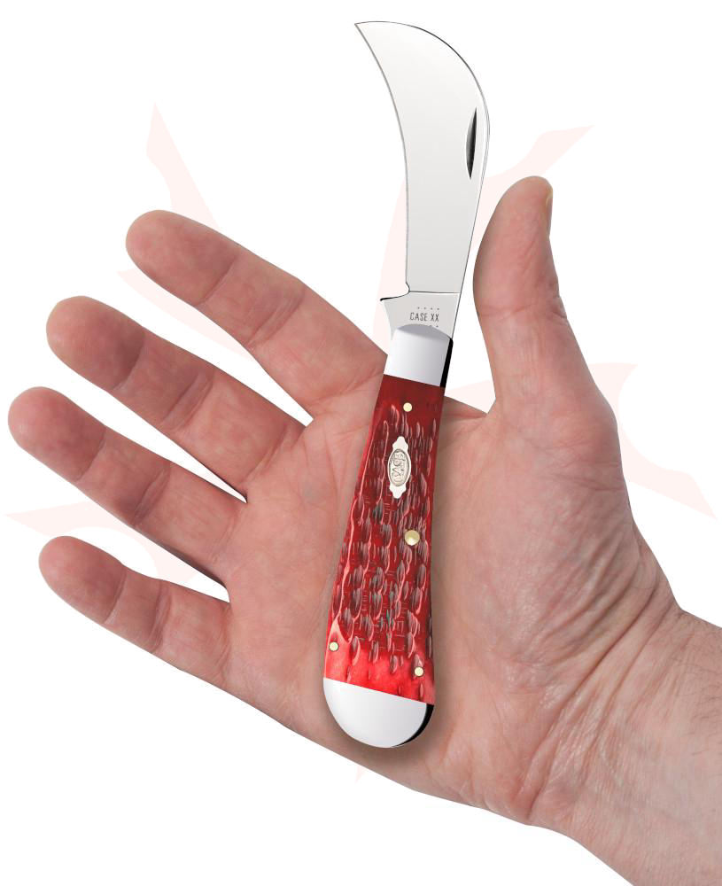 Case Peach Seed Jig Dark Red Bone Hawkbill Pruner 4.13" Closed (61011 ...
