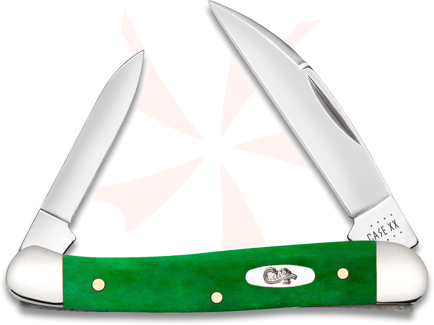 Case Smooth Brilliant Green Bone Mini Copperhead Pocket Knife 3.13 ...