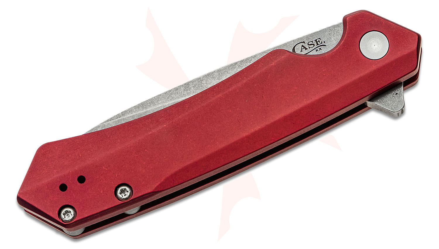 Case Kinzua Flipper Knife 3.4" CPM-S35VN Stonewashed Spear Point Blade ...