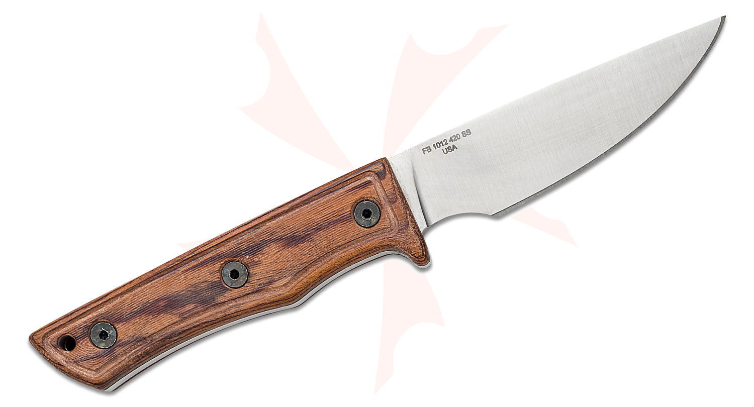 Case Hardwood Composite Hunter Fixed Blade Knife 4.41" 420HC Satin Drop ...