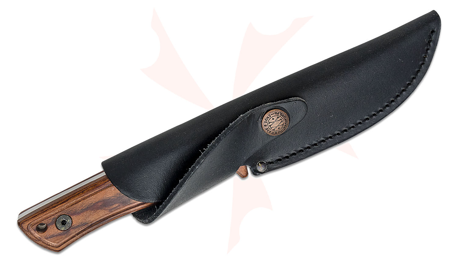 Case Hardwood Composite Hunter Fixed Blade Knife 4.41" 420HC Satin Drop ...