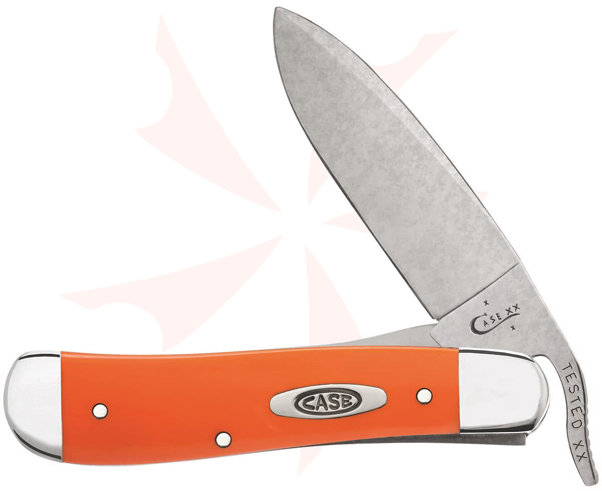 Case Smooth Orange Synthetic RussLock 4.25" Closed (41953 1/2L SS ...
