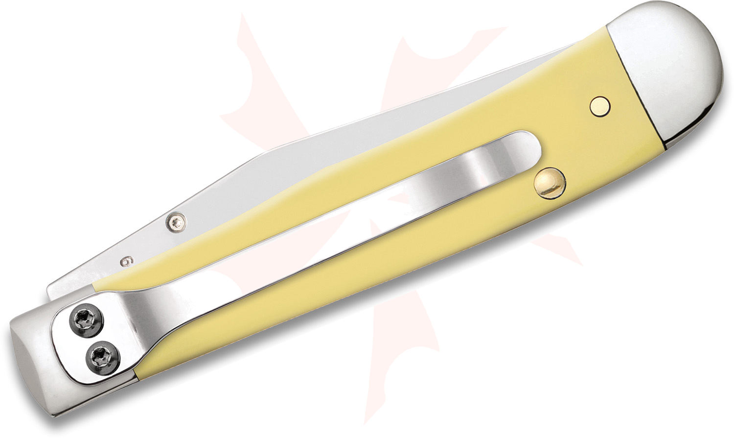 Case Smooth Yellow Synthetic Kickstart Assisted TrapperLock Pocket ...