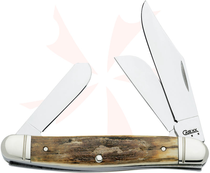 Case Mammoth Ivory Stockman 3-7/8" Closed (I347 SS) Gift Box/Tin ...