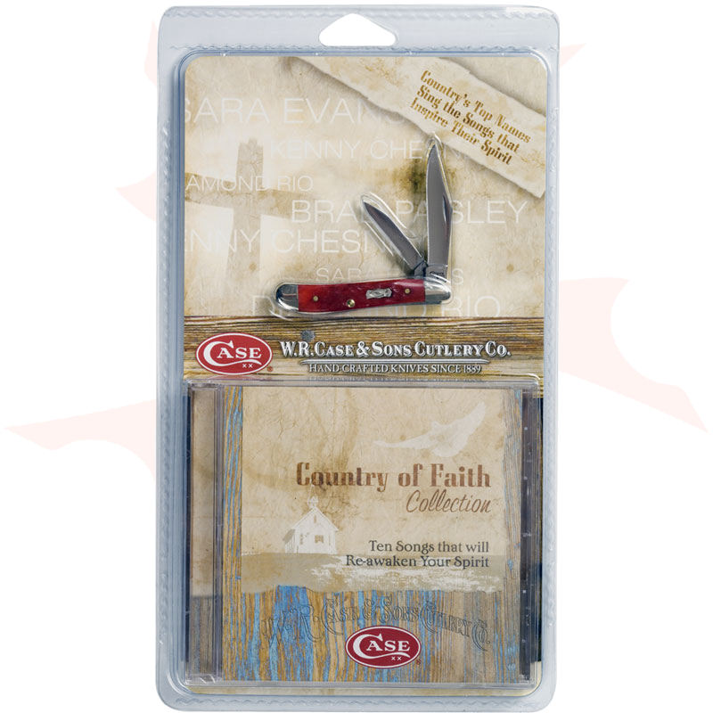 Case Country of Faith CD and Peanut Knife Set 2-7/8" Closed (6220 SS ...