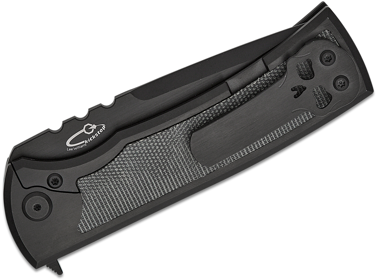 Chaves Ultramar Redencion 229 KickStop Flipper Knife 3.625" M390 Black ...