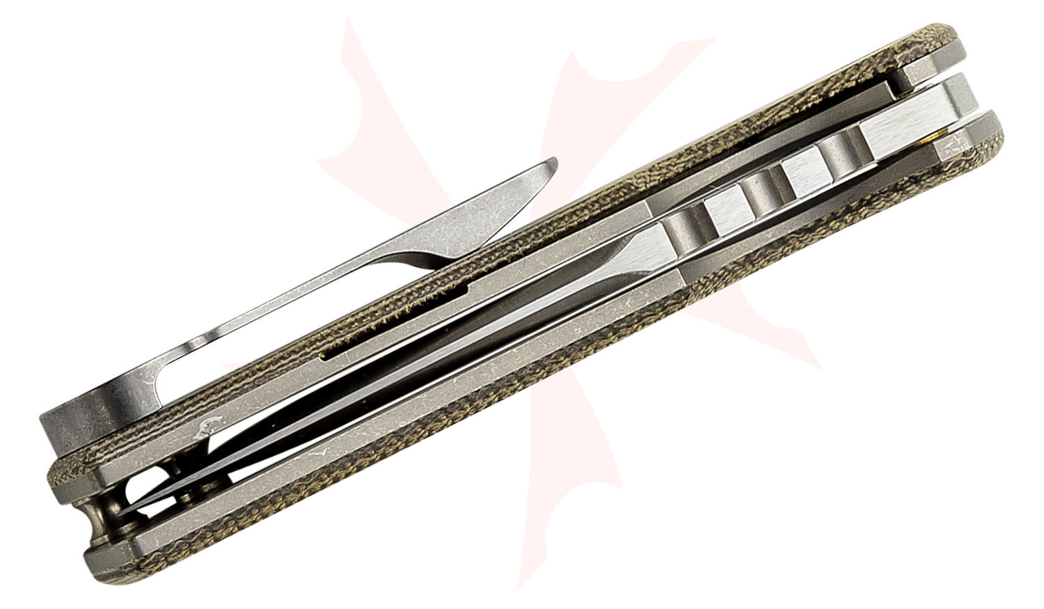 Chaves Ultramar TAK Flipper Knife 2.75" M390 Belt Satin Drop Point ...