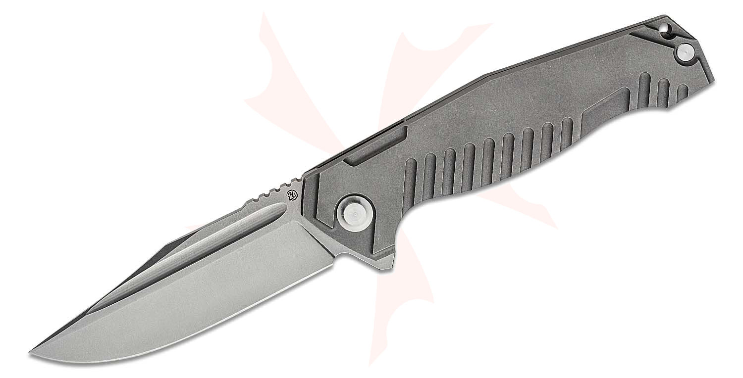 Cheburkov Workshop Bear Flipper Knife 4.125" CPM-S125V Clip Point Blade ...