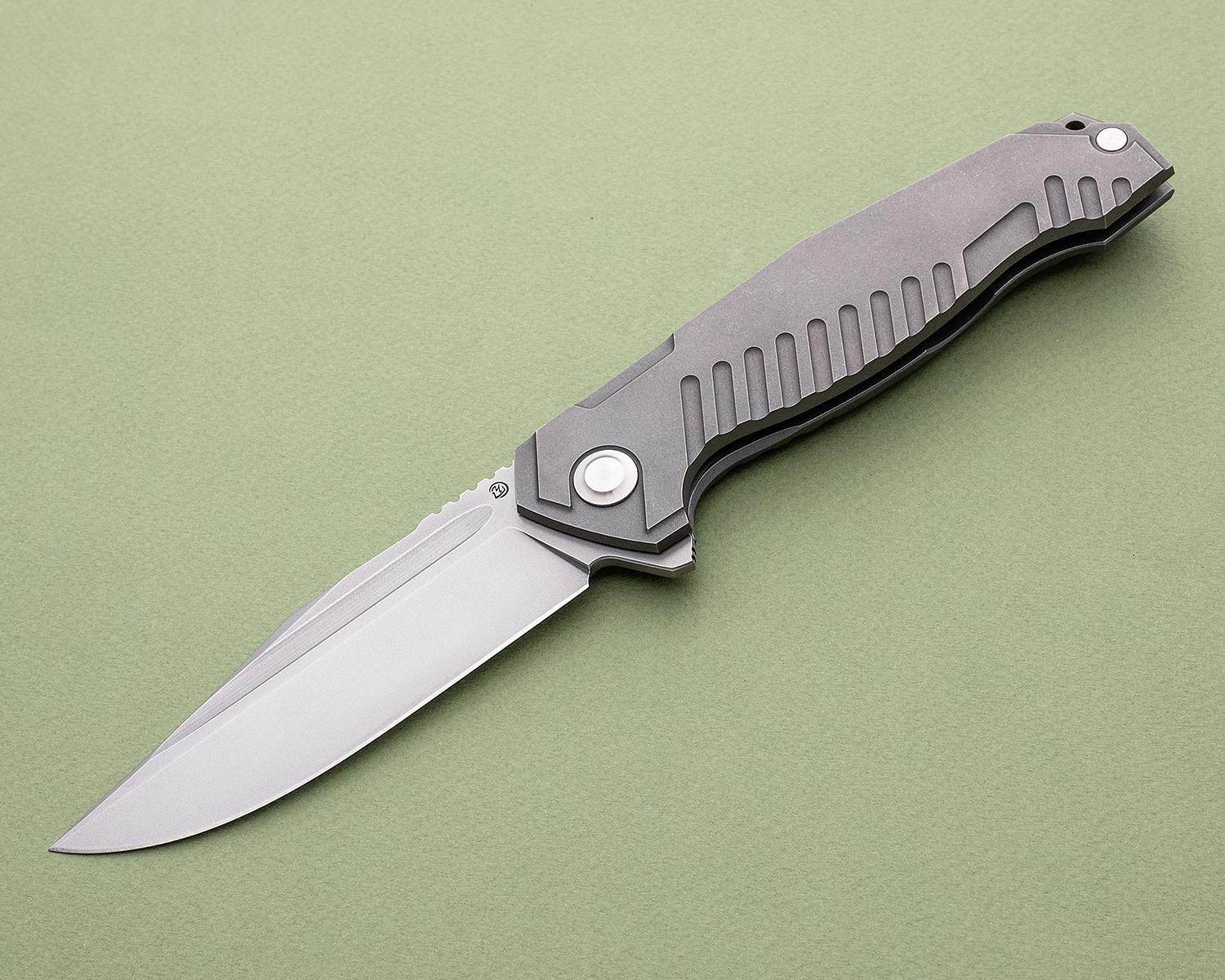 Cheburkov Workshop Bear Flipper Knife 4.125" CPM-S125V Clip Point Blade ...