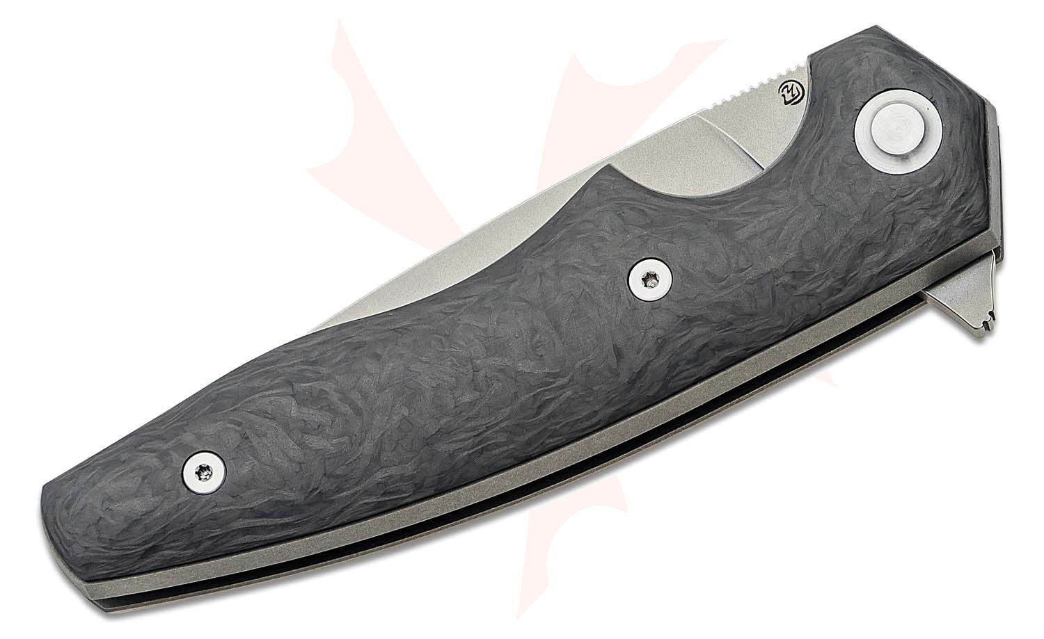 Cheburkov Workshop Killer Whale Flipper Knife 4.25" M390 Drop Point ...