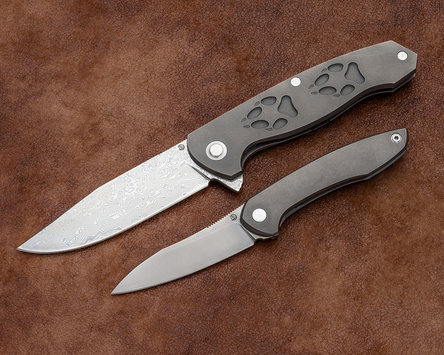 Cheburkov Workshop Russian Mini Flipper Knife 3.125" M390 Sheepsfoot ...