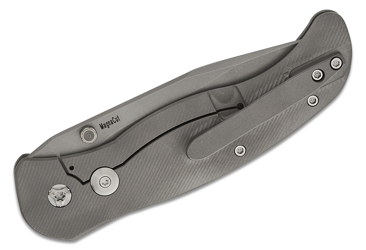 Chelette Knives Custom V1 Folding Knife 3.625" CPM-MagnaCut Blasted ...