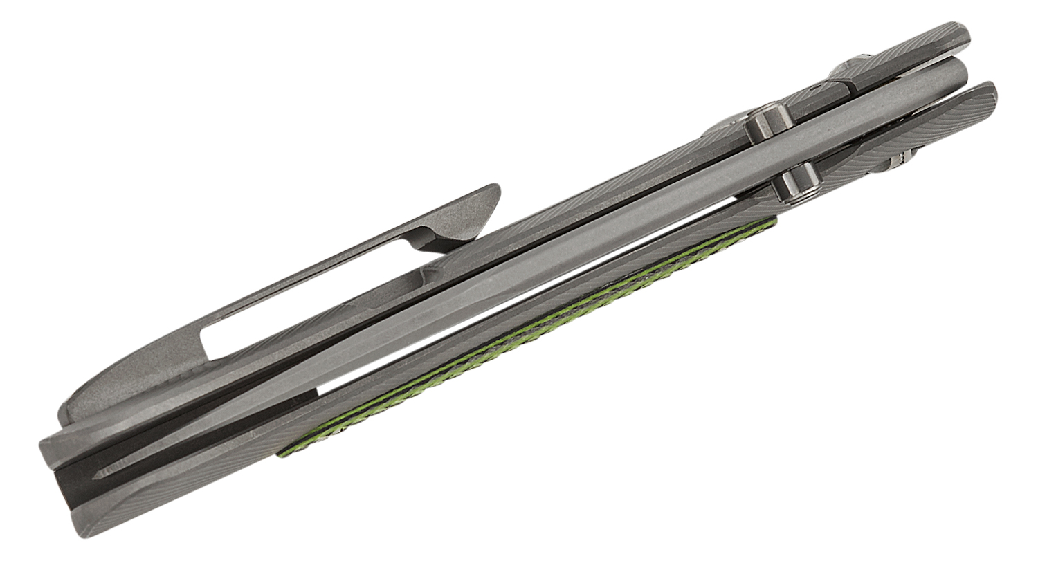 Chelette Knives Custom V1 Folding Knife 3.625" CPM-MagnaCut Blasted ...