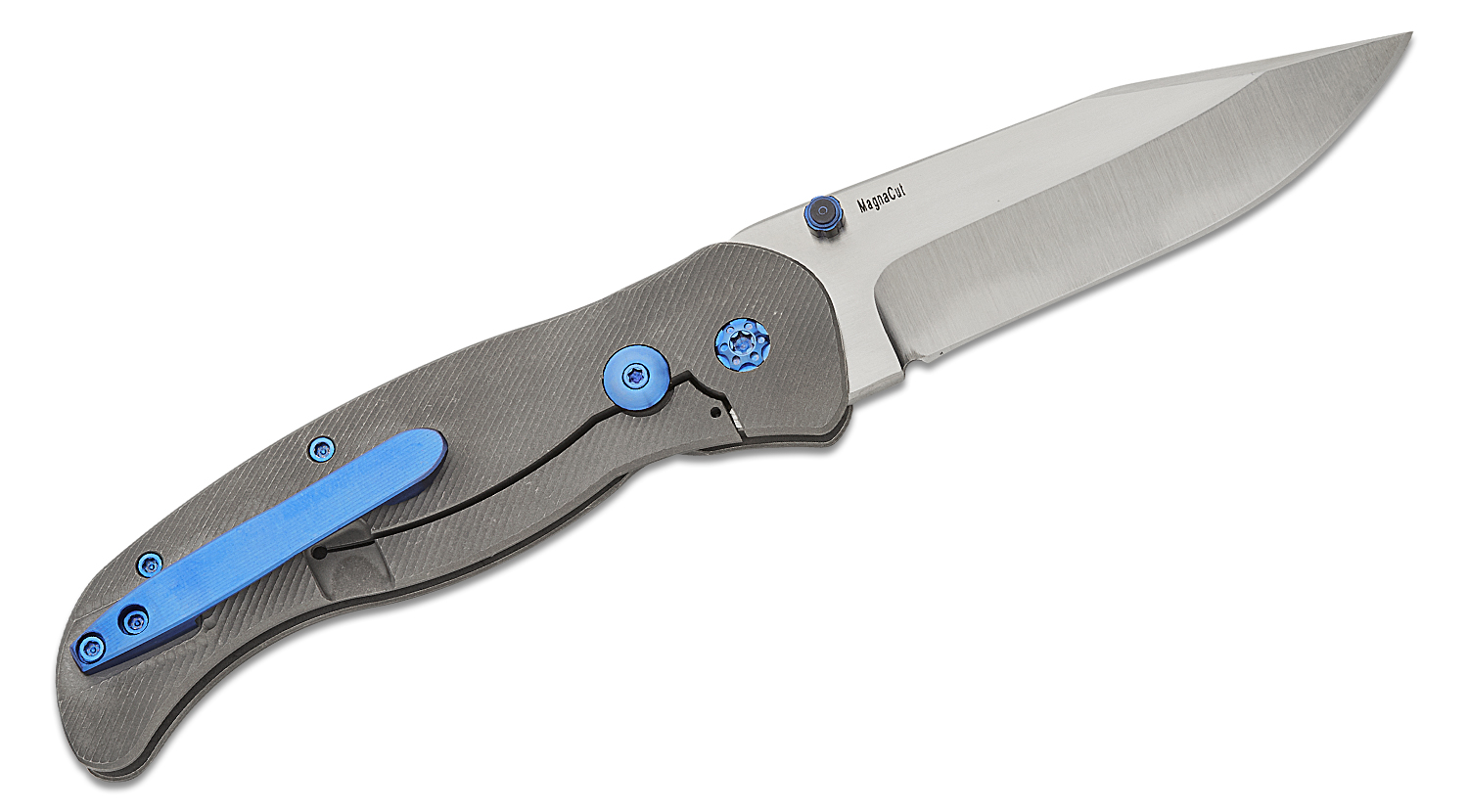 Chelette Knives Custom V1 Folding Knife 3.625" CPM-MagnaCut Satin Clip ...