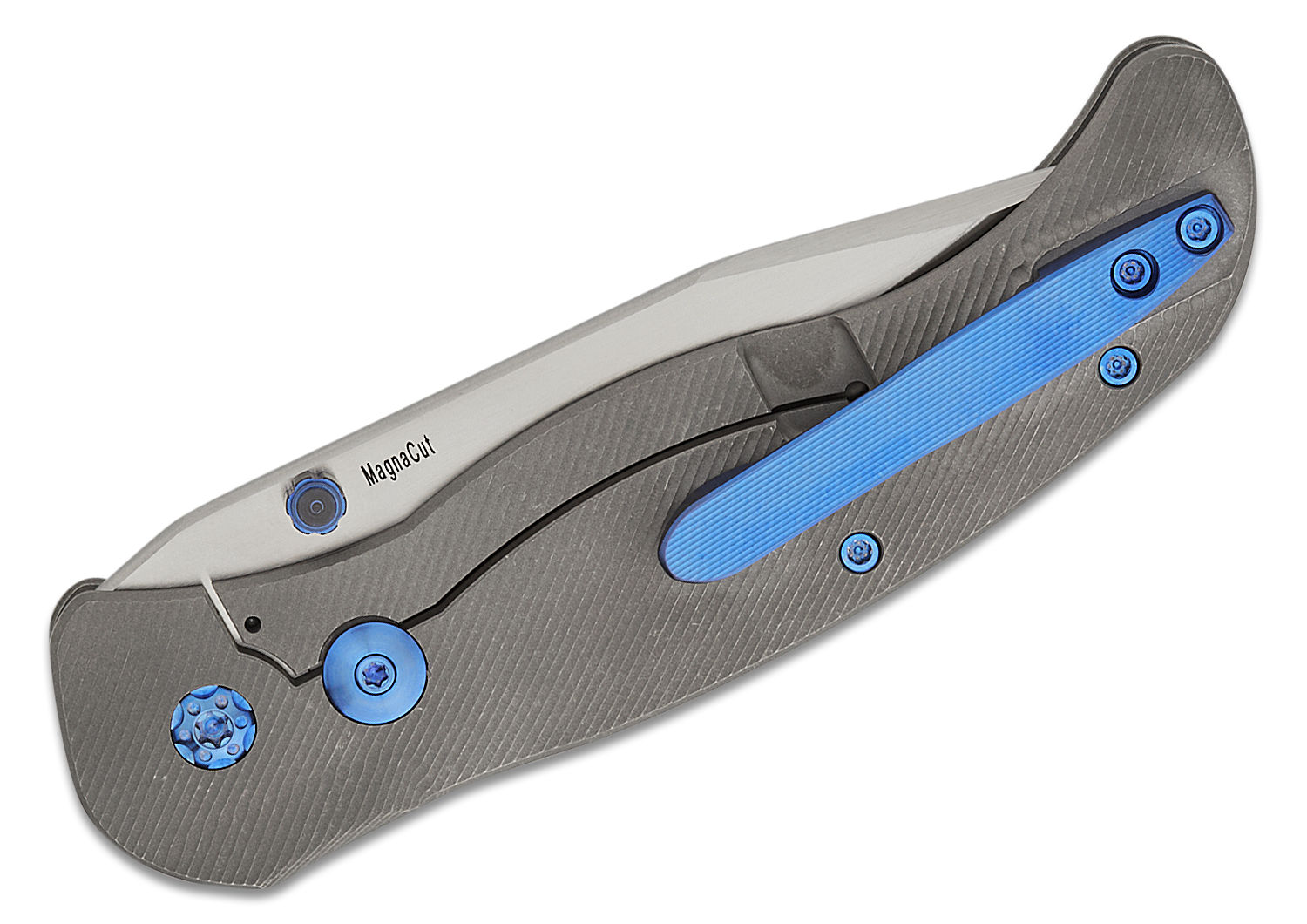 Chelette Knives Custom V1 Folding Knife 3.625" CPM-MagnaCut Satin Clip ...