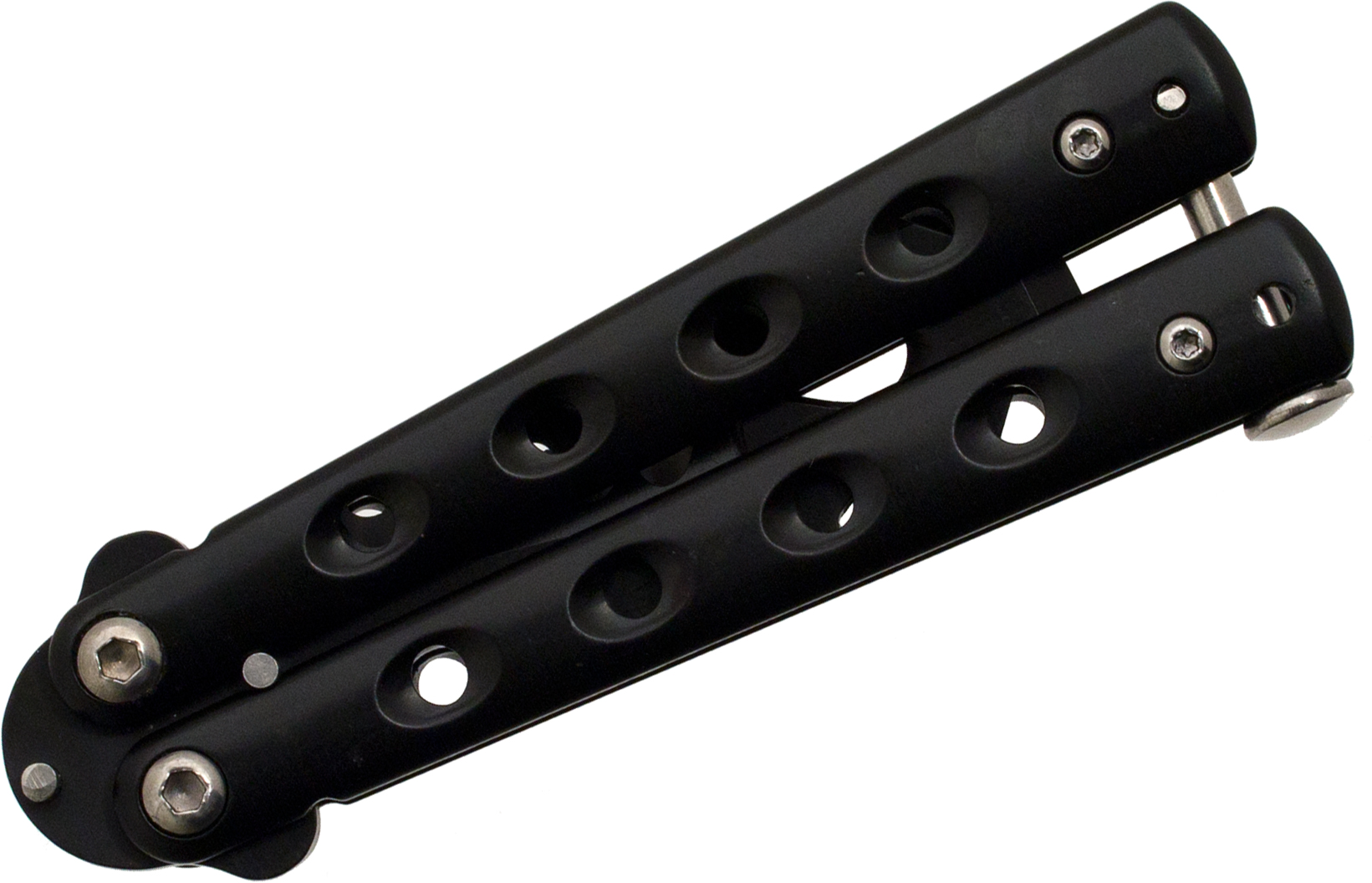 GenPro Mini Balisong Butterfly Multi-Tool, 3.75" Closed, Matte Black ...