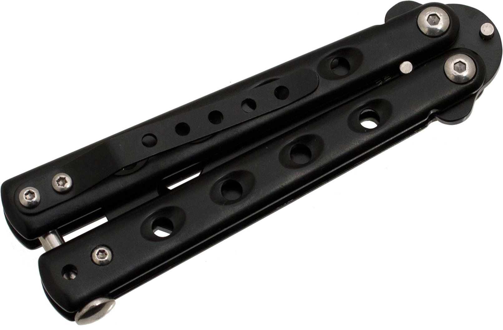 GenPro Mini Balisong Butterfly Multi-Tool, 3.75" Closed, Matte Black ...