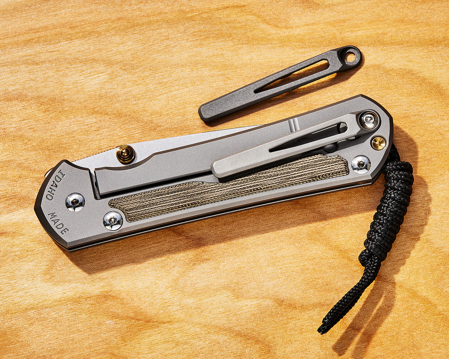 Chris Reeve Sandblasted MIM Pocket Clip and Screw for L31, S31, Impinda, Umnumzaan - KnifeCenter ...