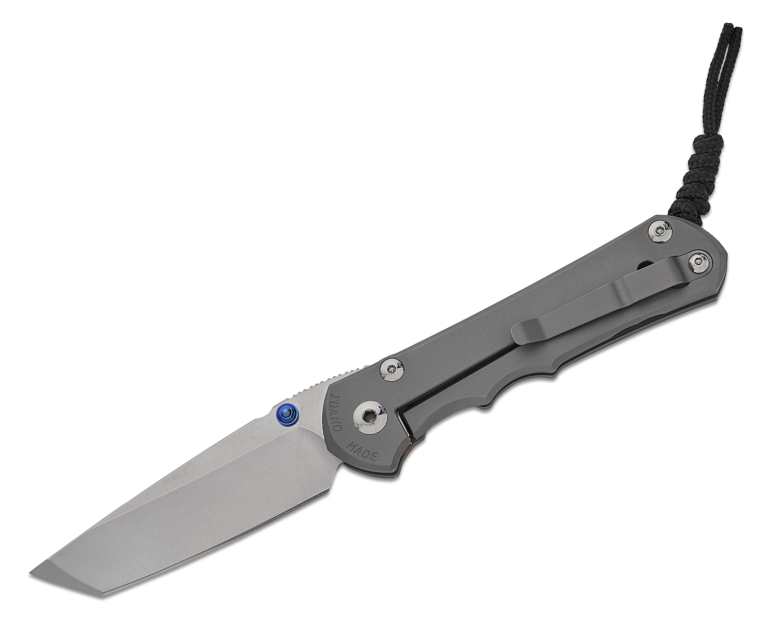 Chris Reeve Left Handed Large Inkosi Tanto Frame Lock Folding Knife 3.6 ...