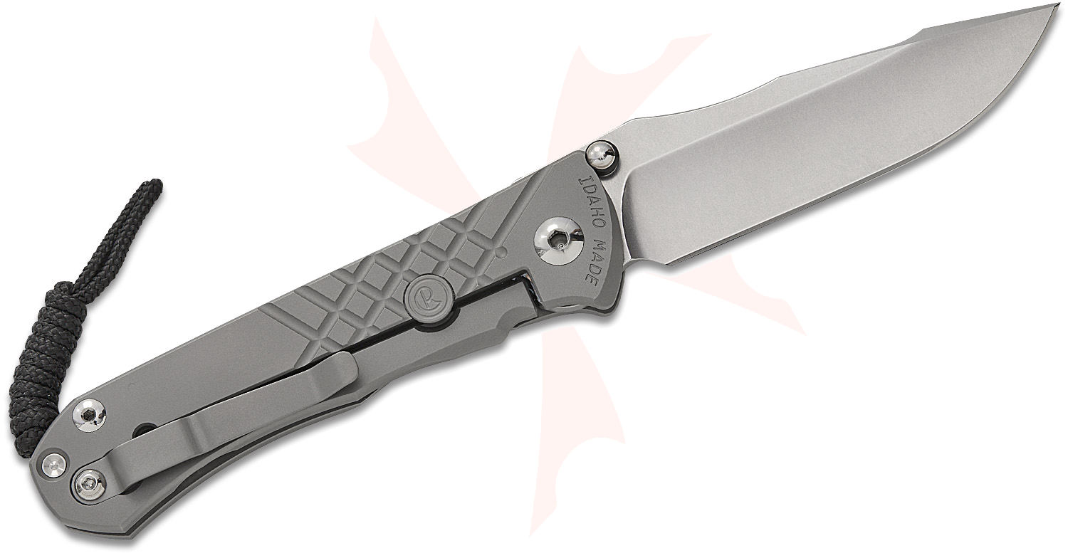 Chris Reeve Umnumzaan Folding Knife 3.675" CPM-MagnaCut Stonewashed ...