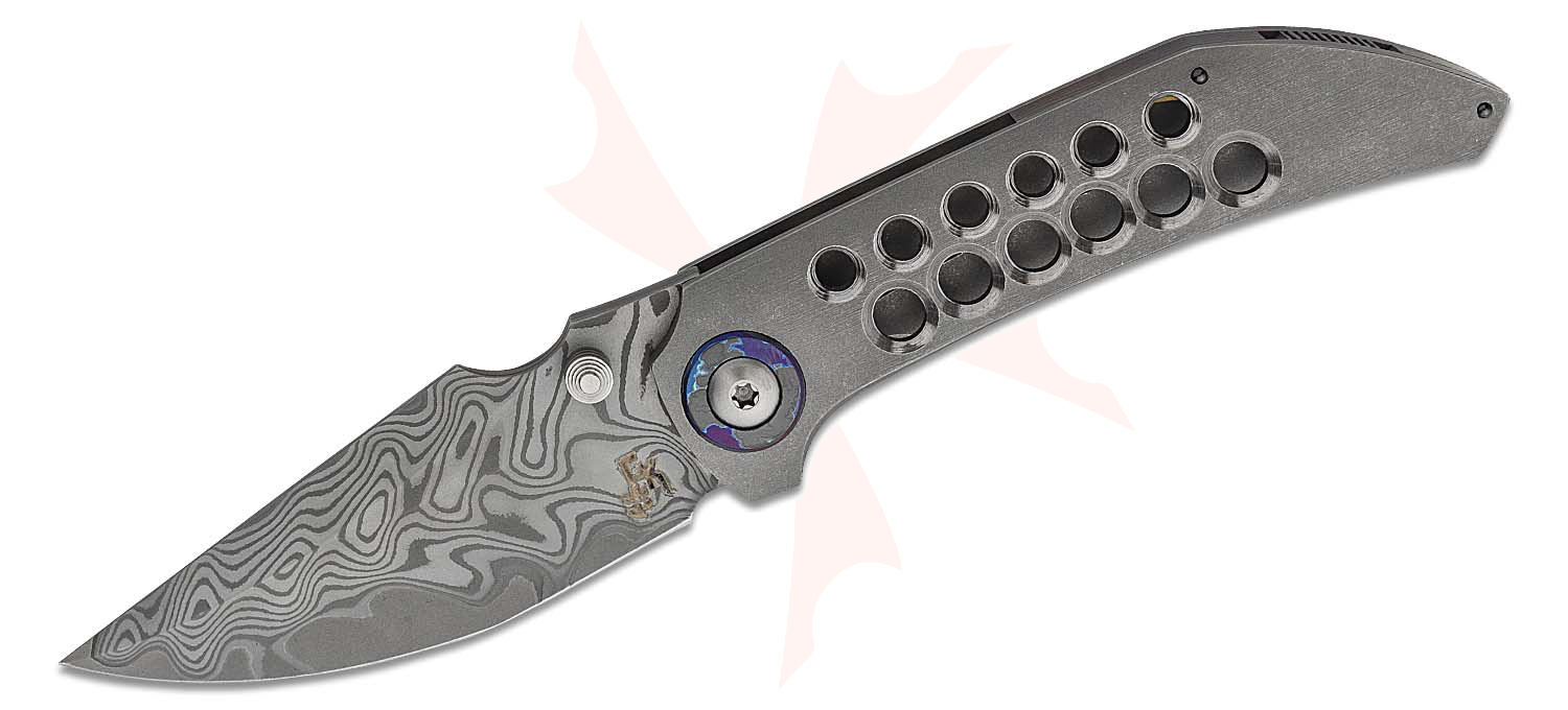 Christensen Knifeworks Custom Misfit Folding Knife 3.5" Nichols Armor ...