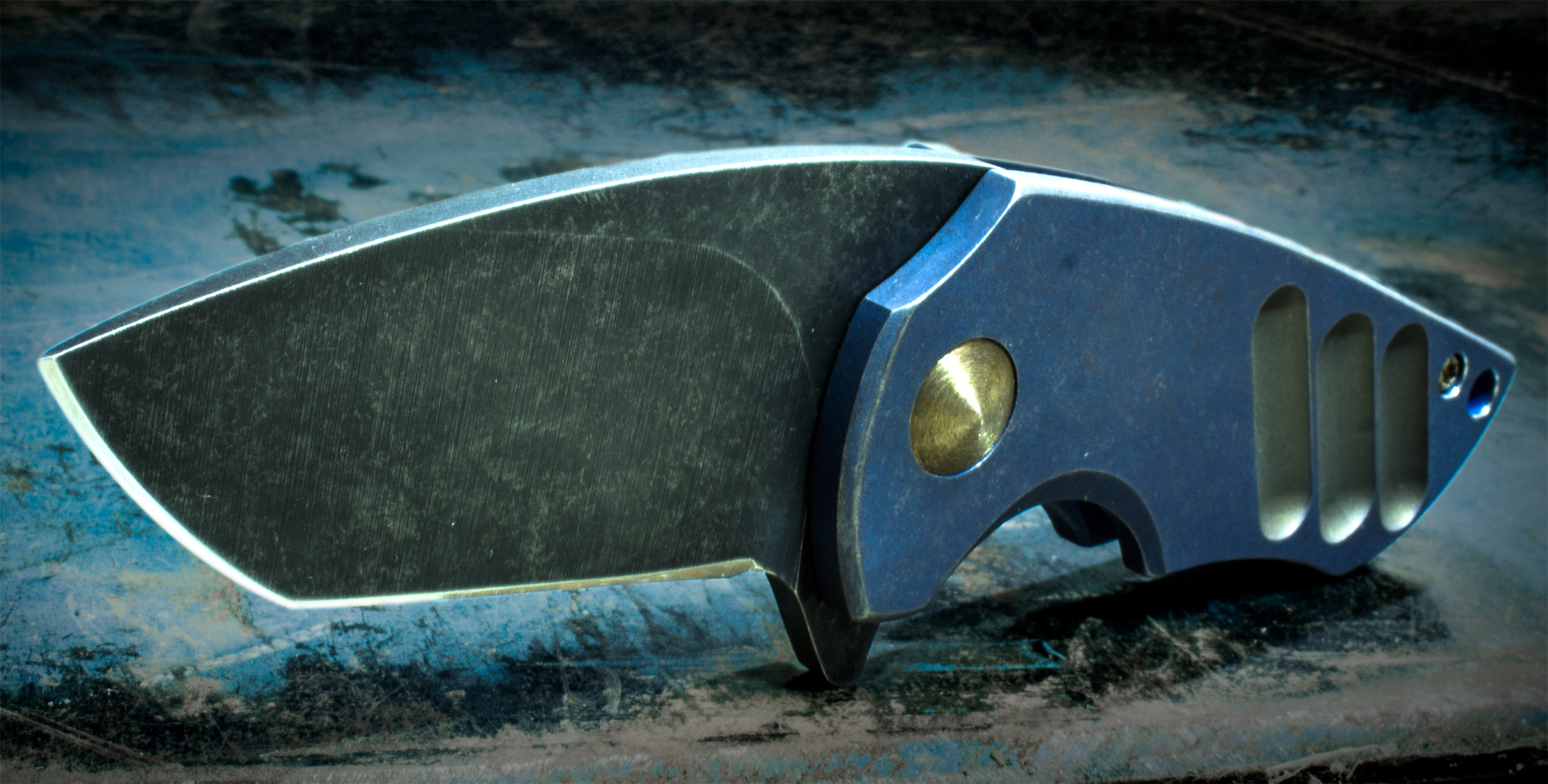 Christensen Knifeworks Custom Brute Flipper 2.375" CPM-154 Black ...
