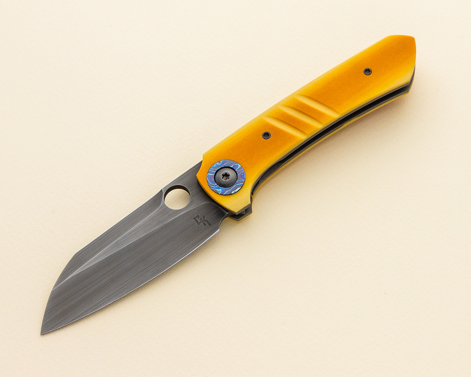 Christensen Knifeworks Custom Maverick Folding Knife 3.5" CTS-XHP Hand ...