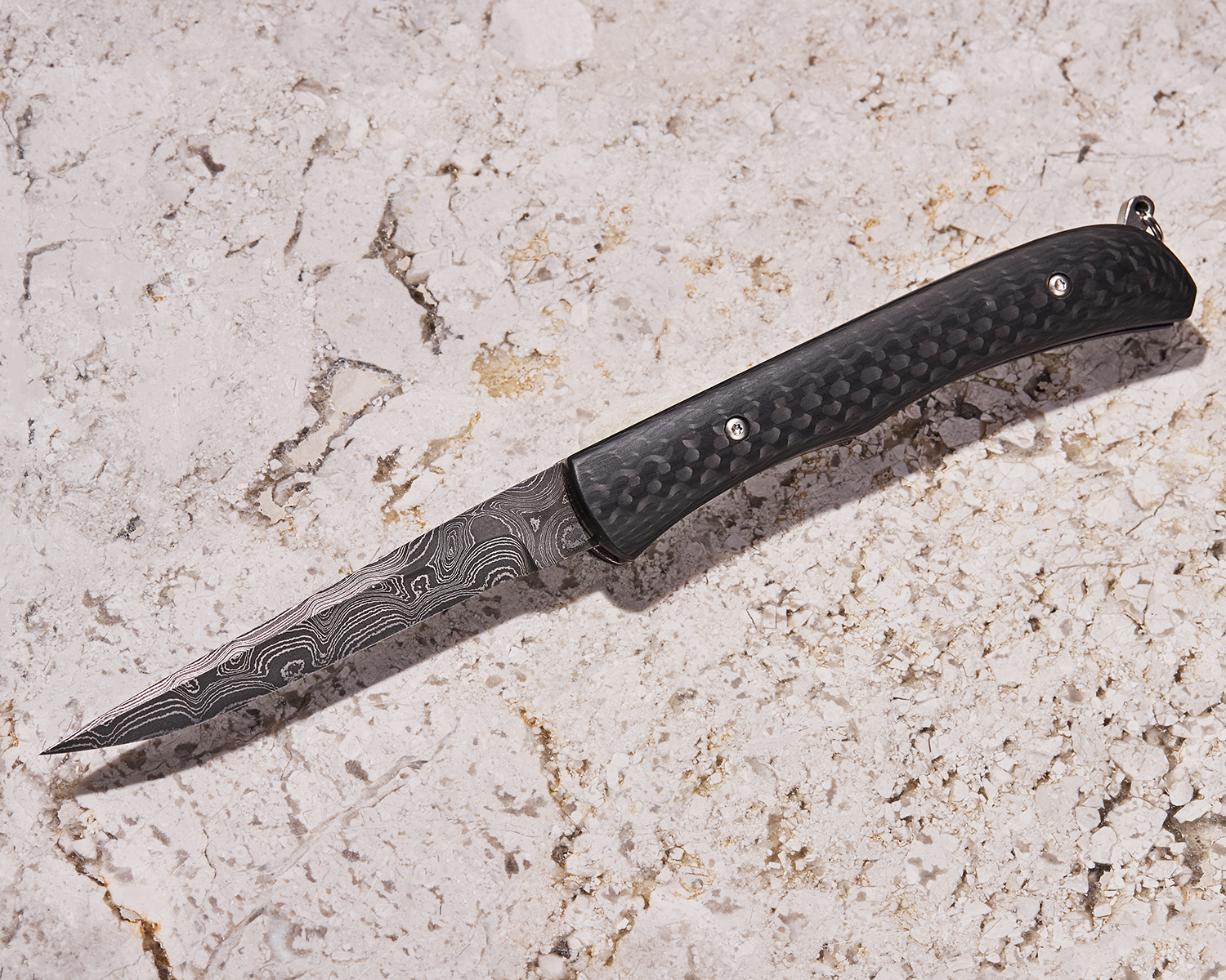 Chuck Gedraitis Custom One-Off Gents AUTO Folding Knife 3.25" Vegas ...