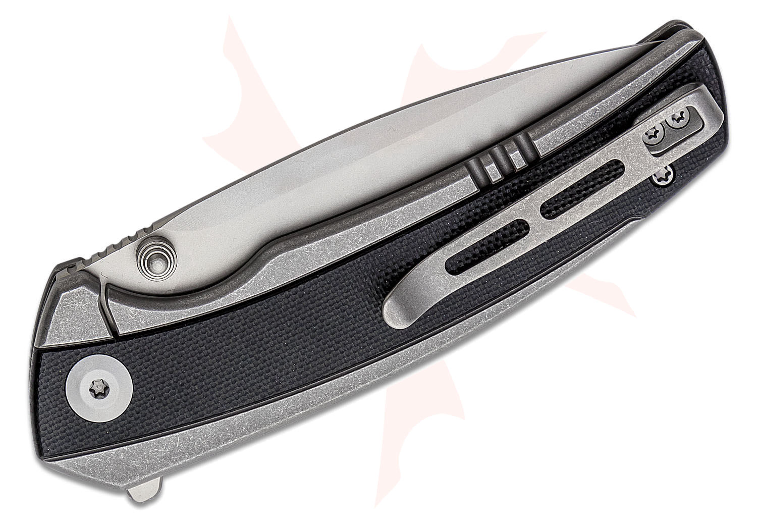 CIVIVI Knives Teraxe Flipper Knife 3.48" Nitro-V Bead Blasted Drop ...