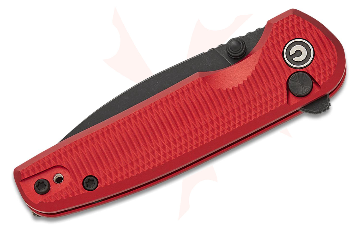 CIVIVI Knives Mini Shakan Button Lock Flipper Knife 2.48" Nitro-V Black ...