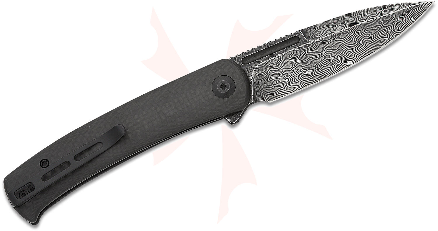 CIVIVI Knives Caetus Liner Lock Flipper Knife 3.48" Damascus Spear ...