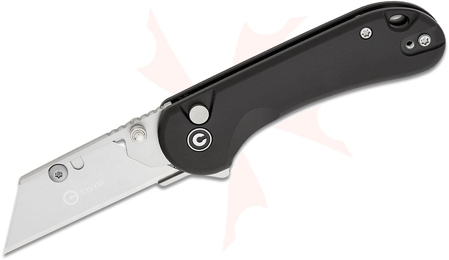 CIVIVI Knives Elementum Utility Button Lock Flipper Knife 2.26" 6Cr ...