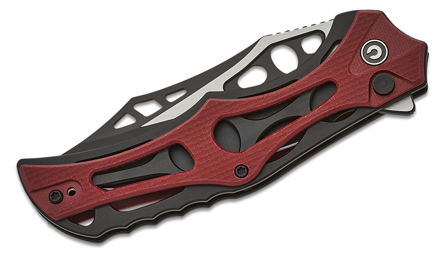 CIVIVI Knives Biophase Button Lock Flipper Knife 3.48" Nitro-V Black ...