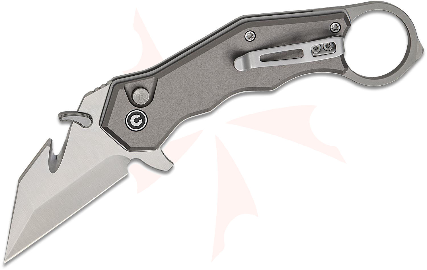 CIVIVI Knives Tony Sentmanat Amaroq Karambit Flipper Knife 2.11" Nitro ...