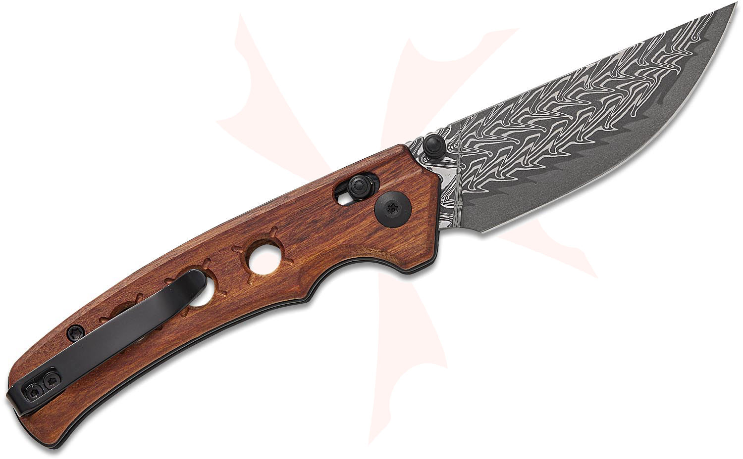 CIVIVI Knives Noctis Crossbar Lock Folding Knife 2.98" Damascus Drop ...