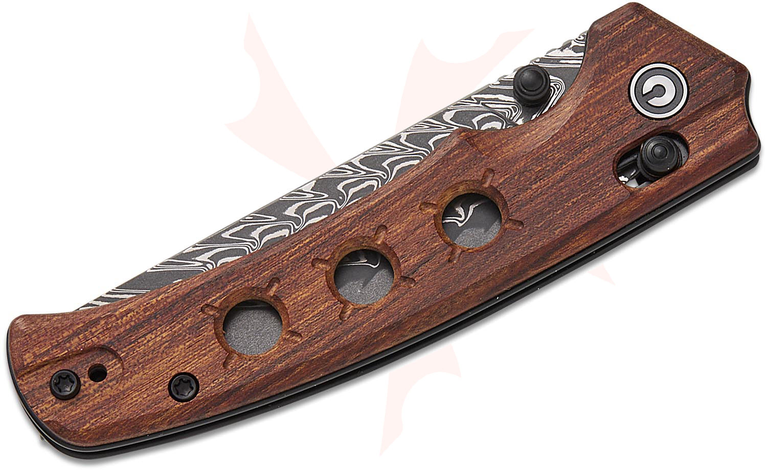 CIVIVI Knives Noctis Crossbar Lock Folding Knife 2.98" Damascus Drop ...