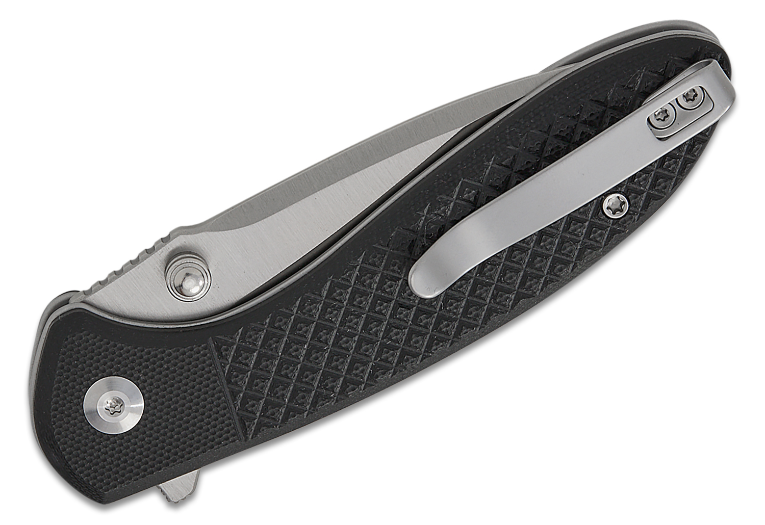 CIVIVI Knives Faeger Button Lock Flipper Knife 2.98" 14C28N Satin Drop ...
