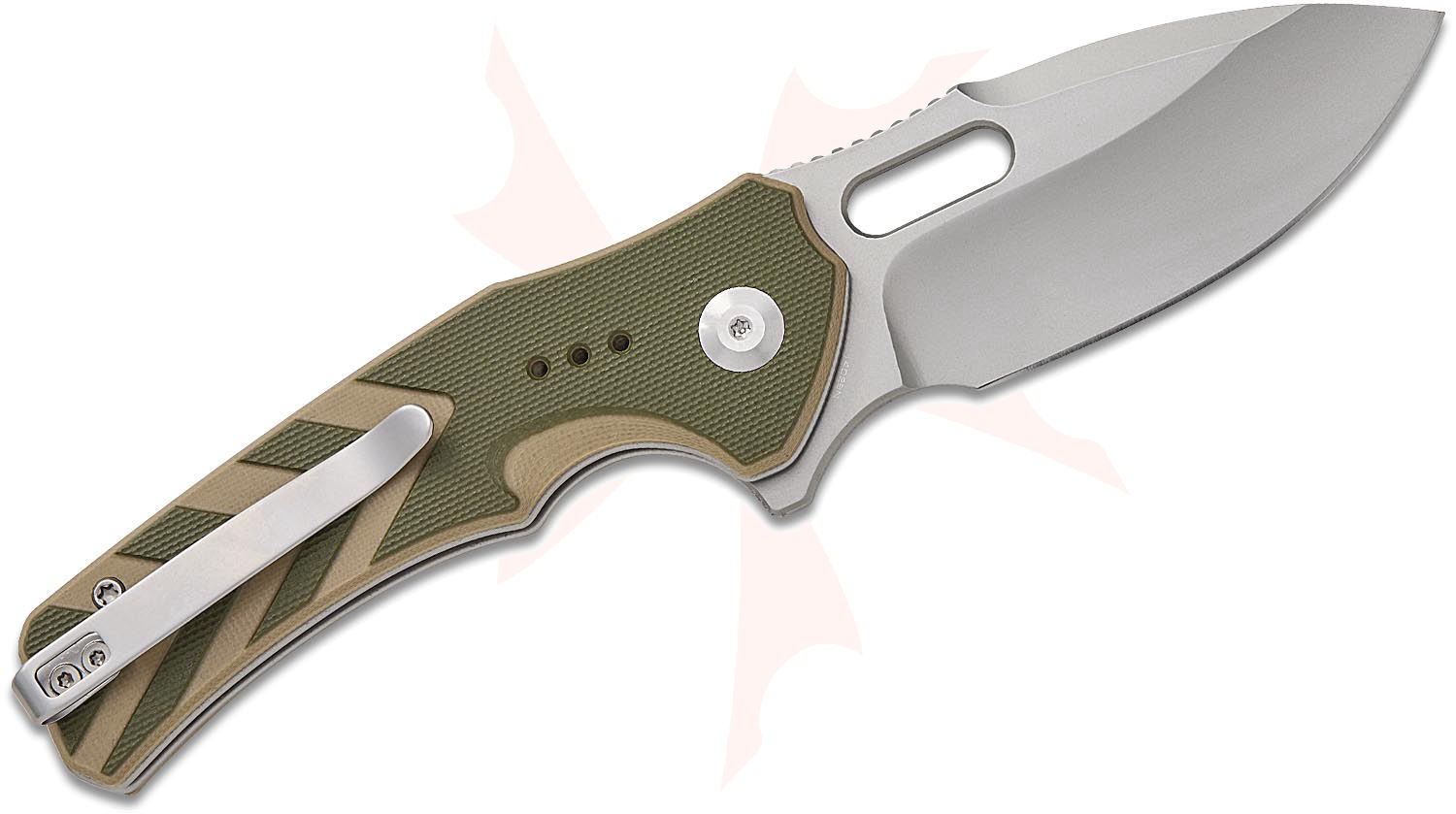 CIVIVI Knives Vexron Button Lock Flipper Knife 2.98" 14C28N Stonewashed ...