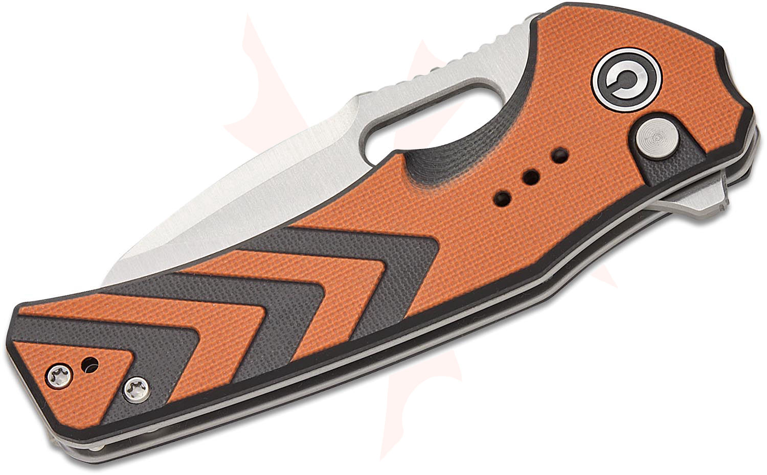 CIVIVI Knives Vexron Button Lock Flipper Knife 2.98" 14C28N Satin Drop ...