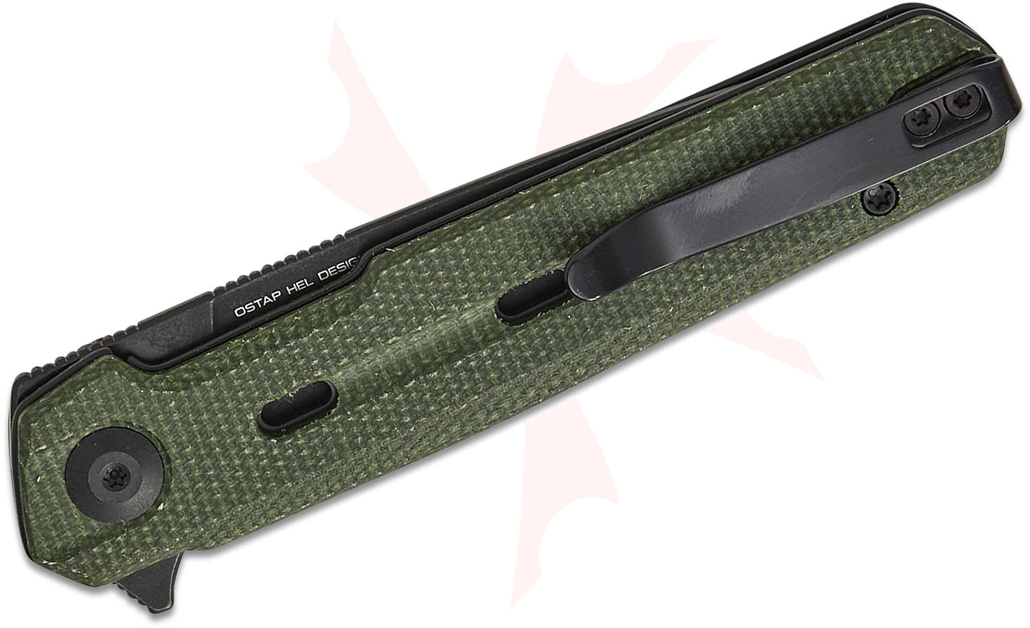 CIVIVI Knives Ostap Hel Navo Flipper Knife 3.25" Nitro-V Black ...