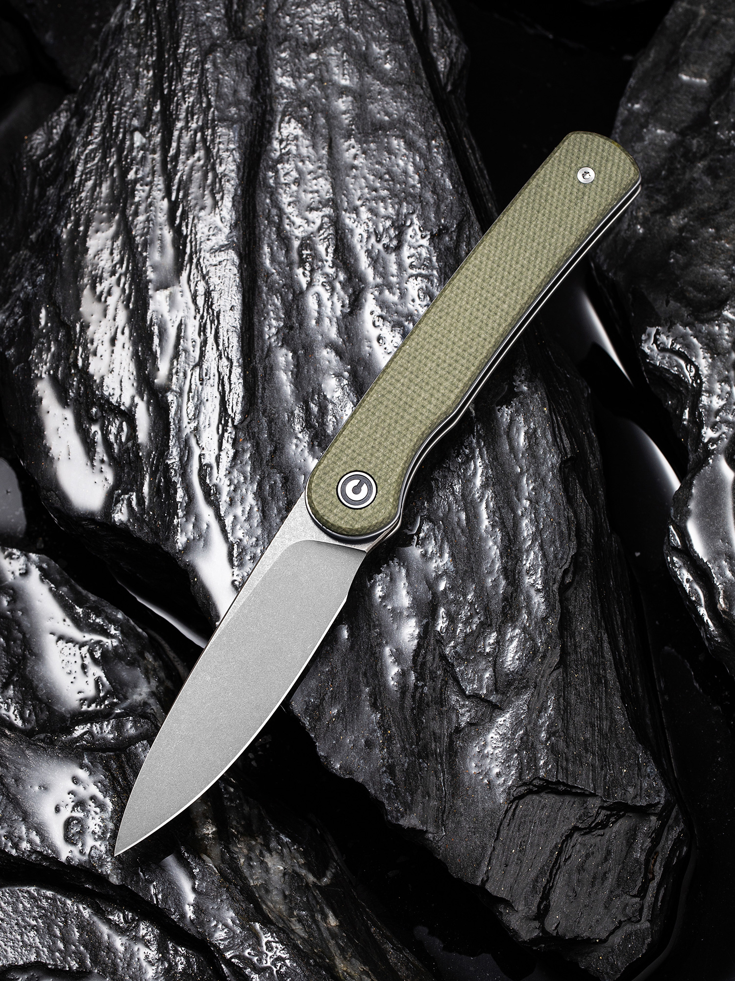 CIVIVI Knives Ferrum Forge Stylum Double Detent Slipjoint Front Flipper ...