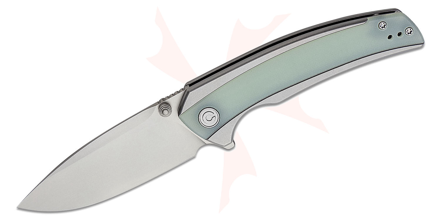 CIVIVI Knives Teraxe Flipper Knife 3.48" Nitro-V Bead Blasted Drop ...