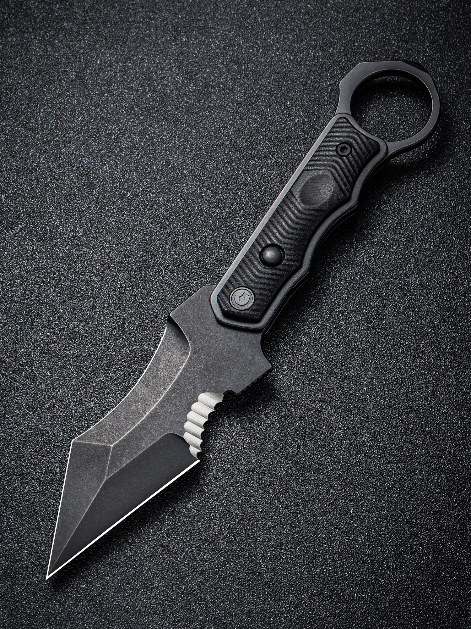 CIVIVI Knives Tony Sentmanat Orthrus Fixed Boot Knife 3.76" Nitro-V ...