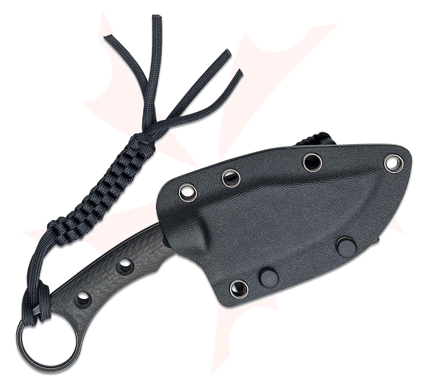 CIVIVI Knives Midwatch Fixed Blade Knife 3.39" Damascus Clip Point ...