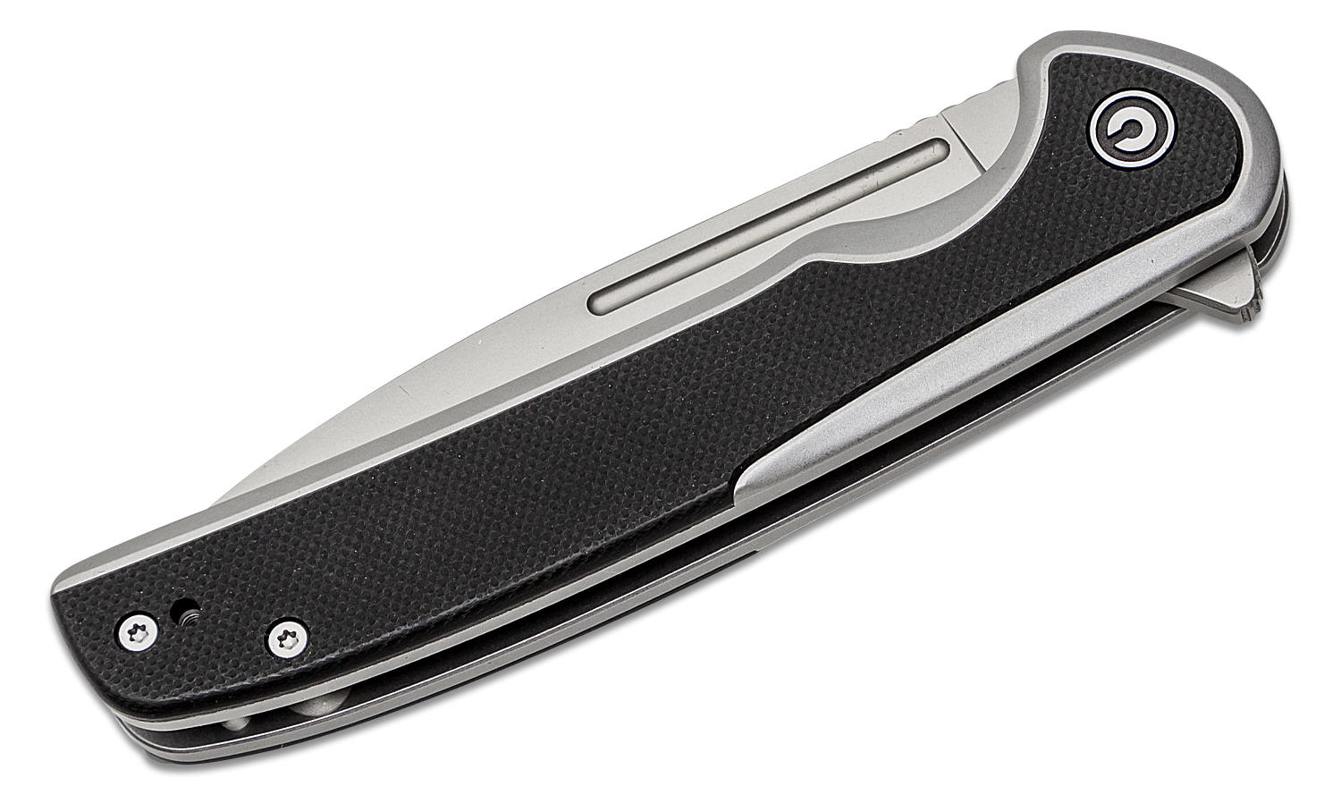 CIVIVI Knives Voltaic Flipper Knife 3.48" 14C28N Bead Blasted Drop ...