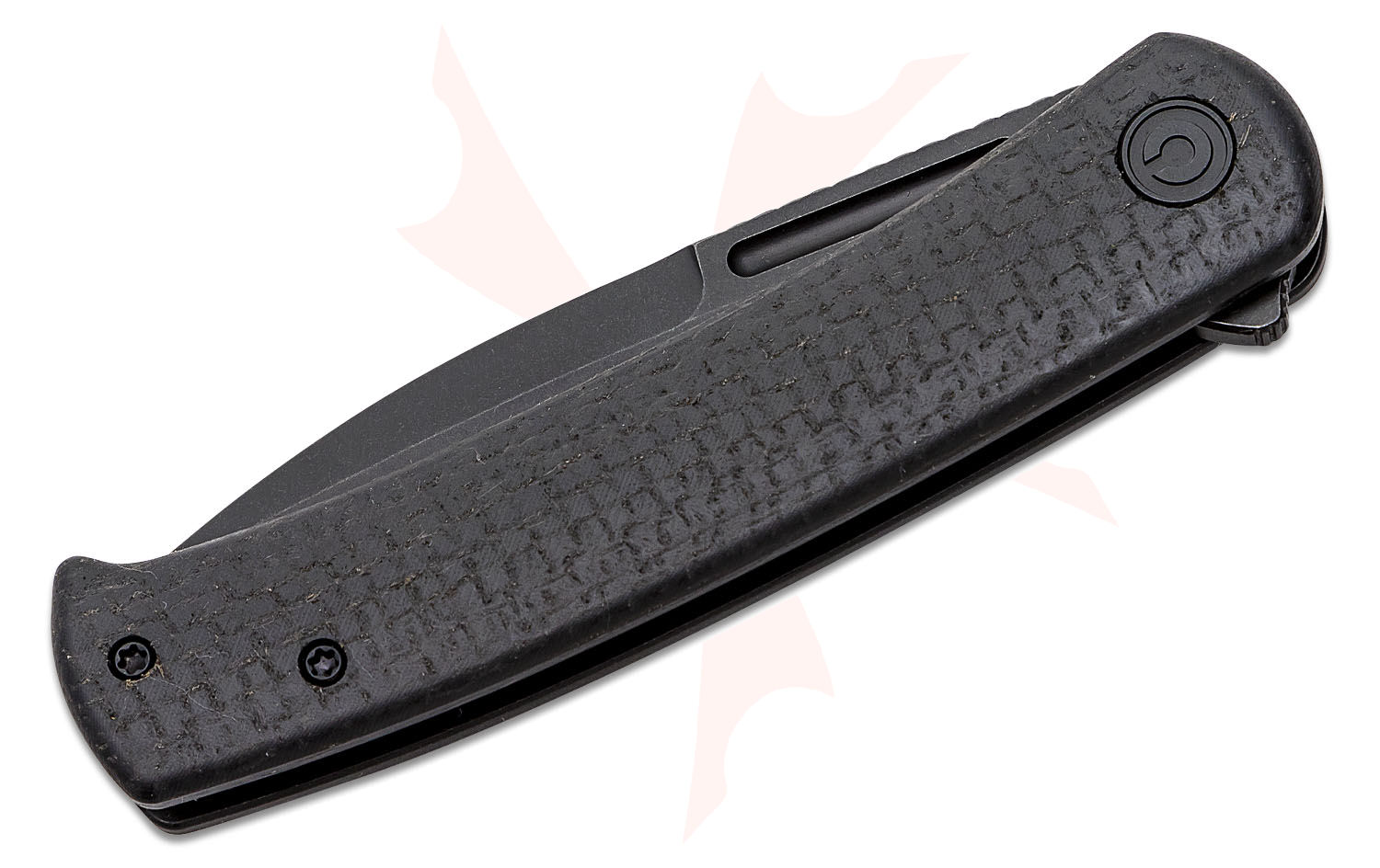 CIVIVI Knives Cetos Flipper Knife 3.48" 14C28N Black Stonewashed Spear ...