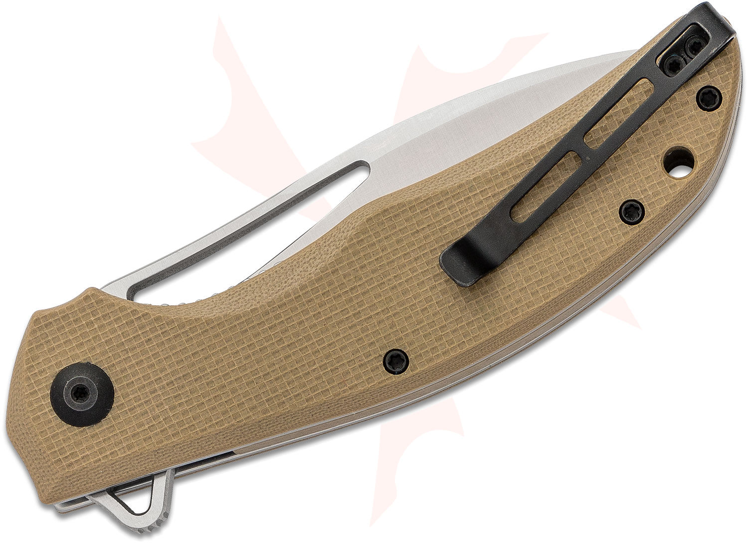 CIVIVI Knives C915B Vexer Flipper Knife 3.96" D2 Satin Spear Point, Tan ...