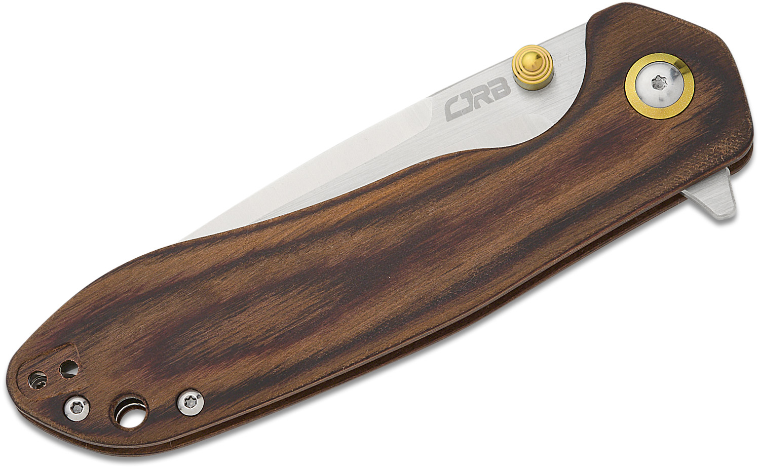 CJRB Cutlery Scoria Flipper Knife 3.48" AR-RPM9 Satin Drop Point Blade ...